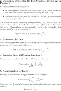 The Secretary Problem: Optimal Stopping in Decision Making - Avi Perera
